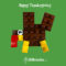 How to build a Thanksgiving Turkey from LEGO bricks - Arts and Bricks