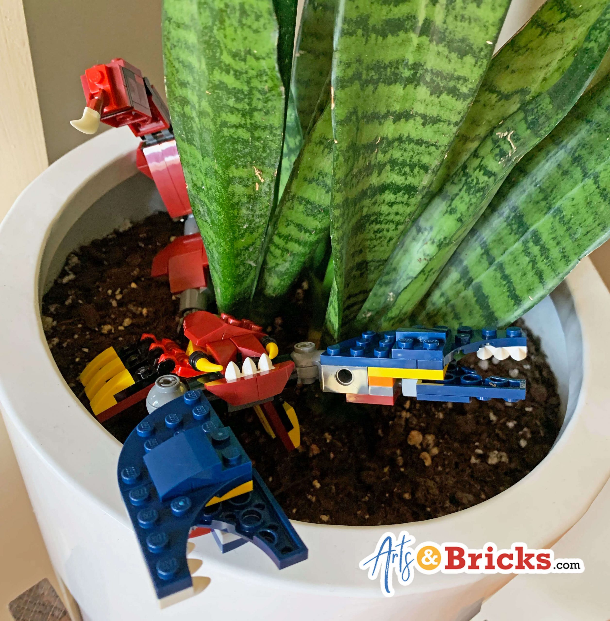 Kid-Review of LEGO Creator Fire Dragon, 3-in-1 Set 31102 - Arts and Bricks