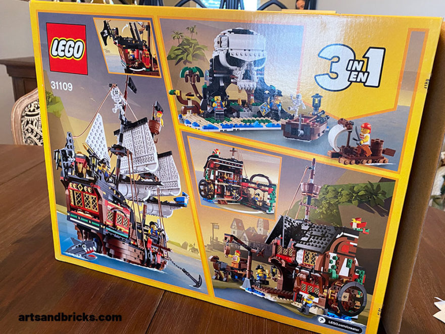 Kid-Review of LEGO Creator Pirate Ship Skull Island, Set 31109 - Arts ...