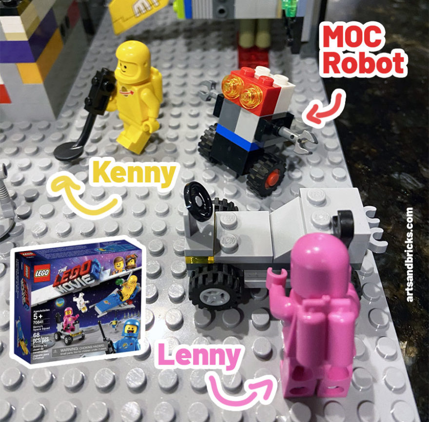 Kid-Review of LEGO Benny's Space Squad, Set 70841 - Arts and Bricks