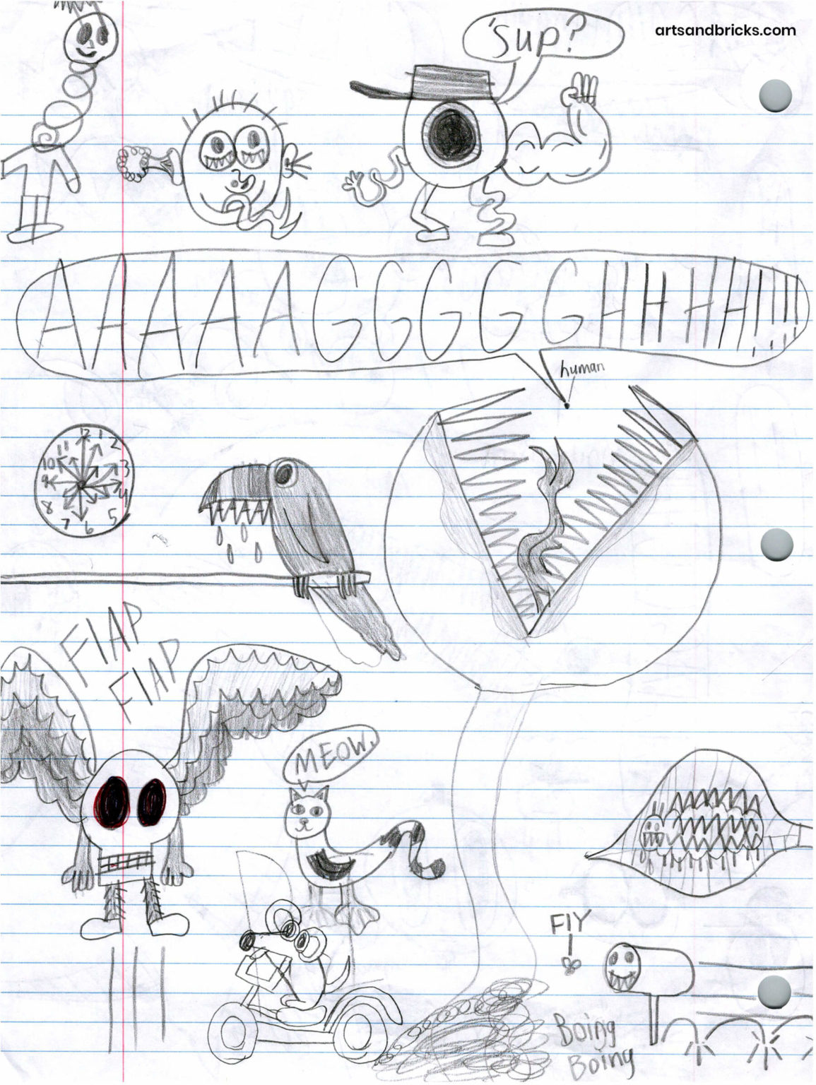 Doodling with Mo Willems - Arts and Bricks