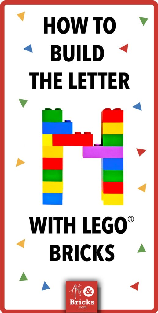 The ABCs: How to build the Letter N with LEGO Bricks - Arts and Bricks