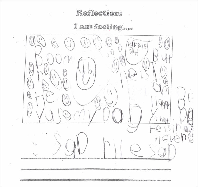 I am feeling... drawing page for kids - Arts and Bricks