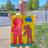 Keith Haring Inspired Art Project for Kids - Arts and Bricks