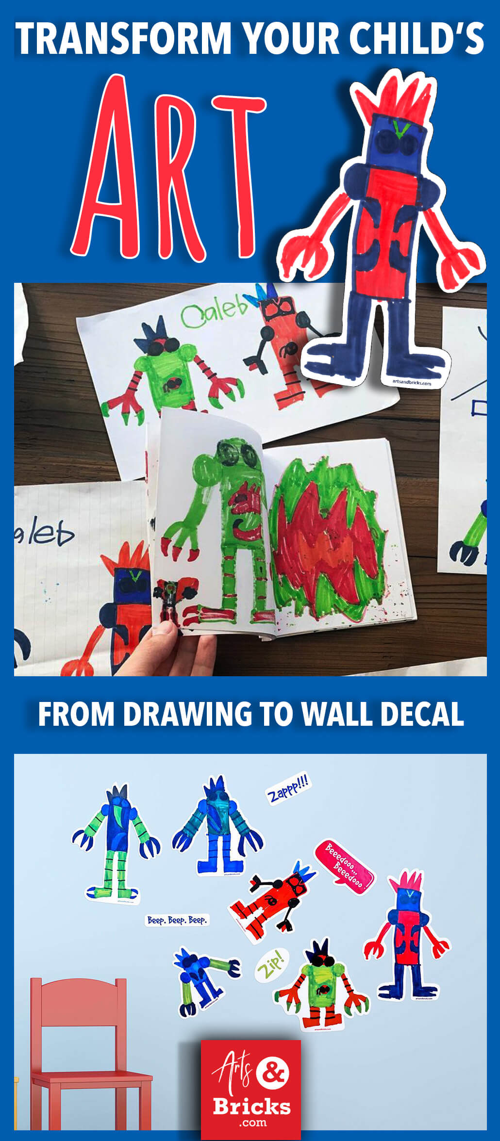 The Summer of Robot Drawings - Arts and Bricks