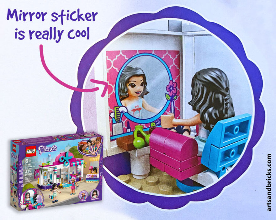 Kid-Review of LEGO Friends Heartlake City Play Hair Salon, Set 41391 ...