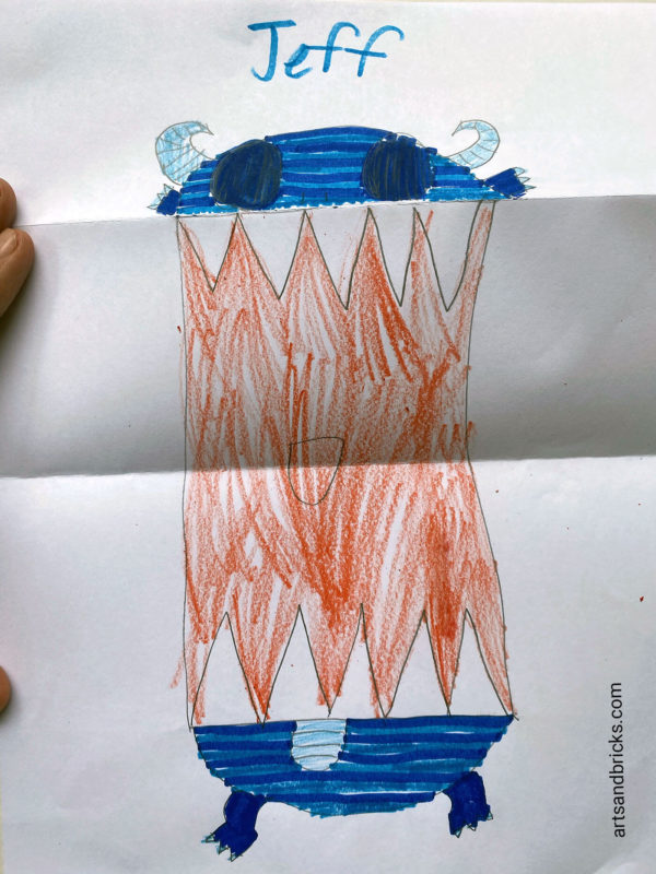Folding Surprise: Monster Paper Craft for Kids - Arts and Bricks