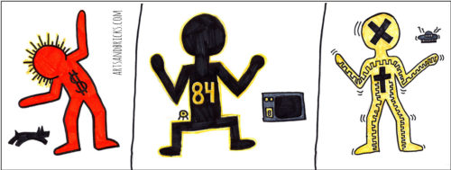 Keith Haring Inspired Art Project for Kids - Arts and Bricks