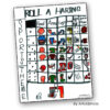Roll-A-Haring Art Game for Kids - Arts and Bricks