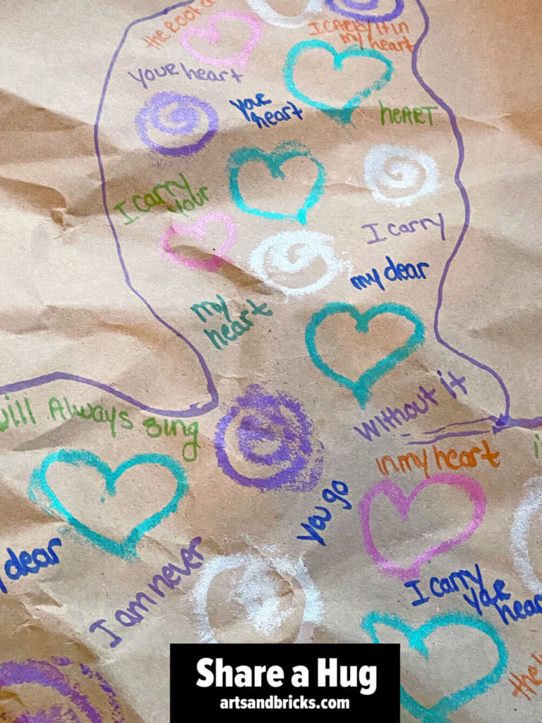 Make, Mail, and Share a Hug - Arts and Bricks