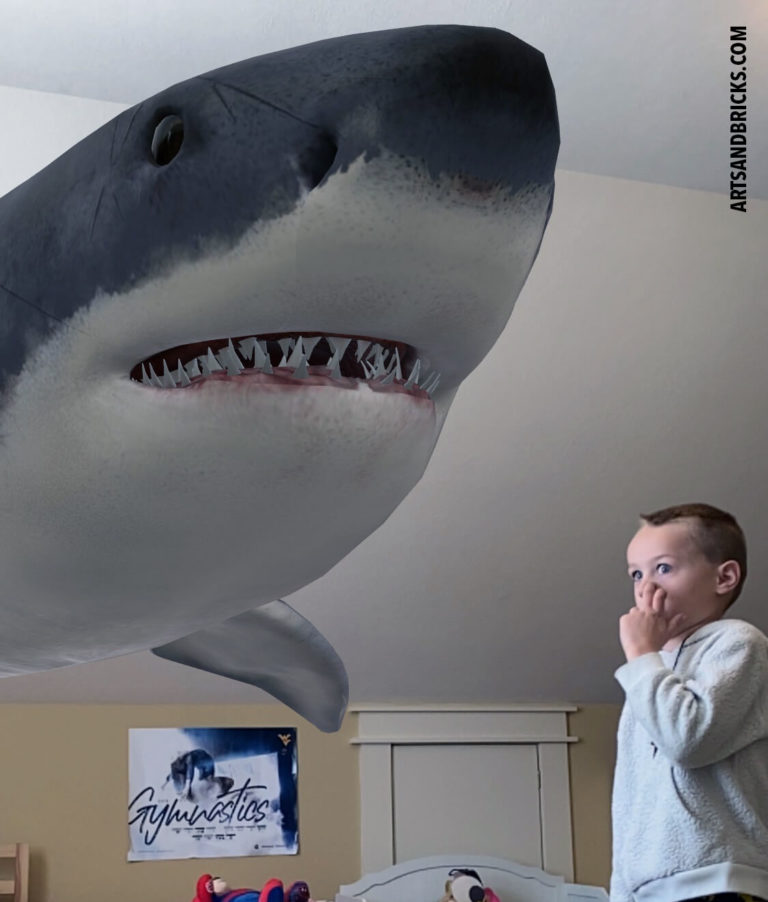 How to build a shark out of bricks - Arts and Bricks