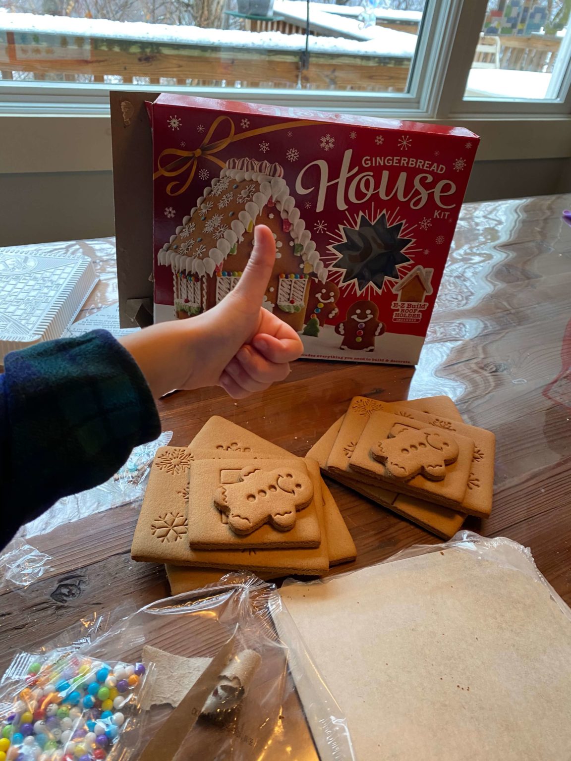 Easy Holiday Gingerbread Houses with Kids - Arts and Bricks