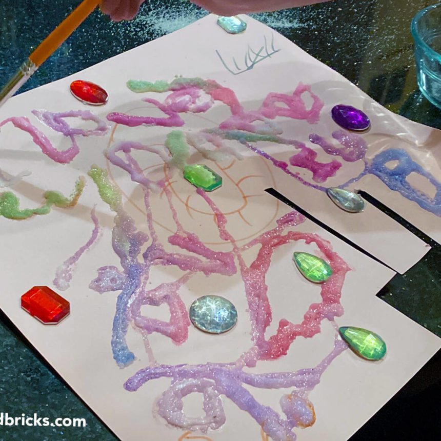 Make Your Own Crystals with Kids - Arts and Bricks